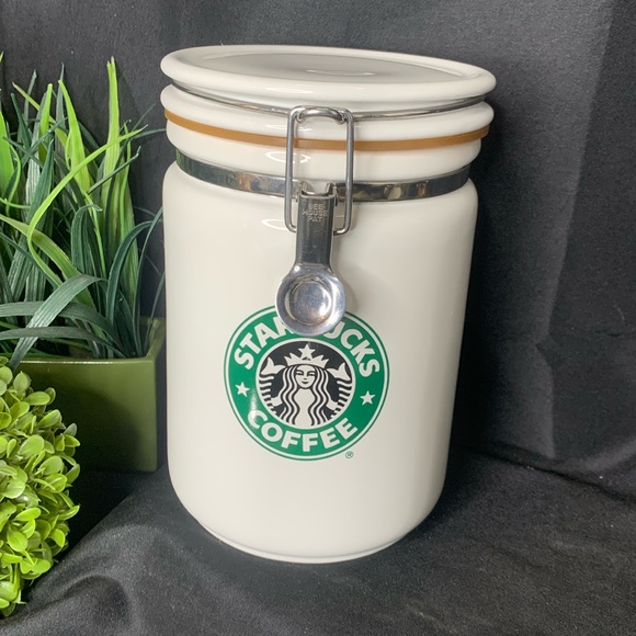 Starbucks | Kitchen | Vintage Starbucks Large 8 Coffee Canister With ...